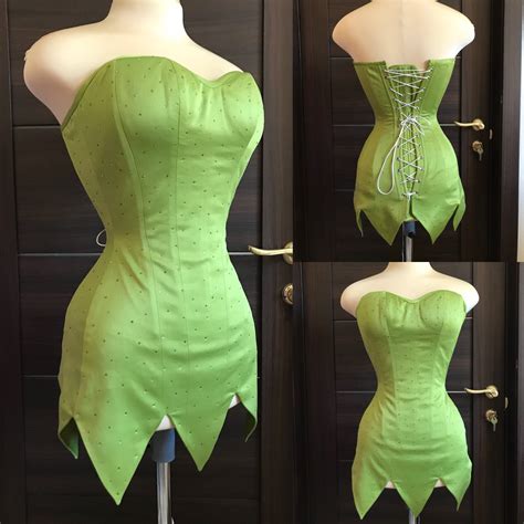 Tinkerbell Inspired Cosplay Dressfairy Dressadult Etsy