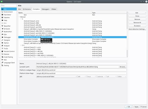 qt creator no compiler set for any kits qt forum