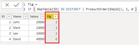 how to check table 1 value exist or not in table 2 without