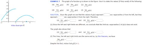 solved example 7 the graph of a function g is shown in th