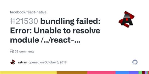 bundling failed error unable to resolve module react transform