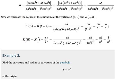 Radius Of Curvature Formula ⭐️⭐️⭐️⭐️⭐️