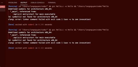 lỗi clang error linker command failed with exit code 1 use v to see