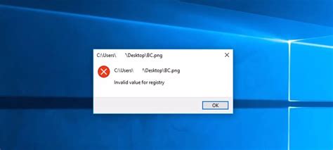 fix invalid value for registry workable solutions 2022 widget box
