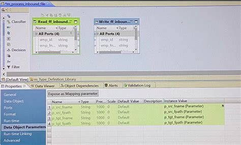 parameterizing the flat file name and path in informatica bdm explore