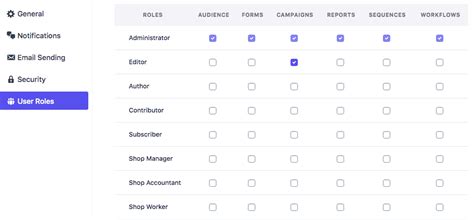 customize user roles permissions in email subscribers icegram