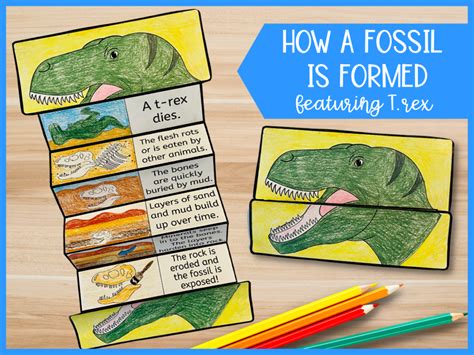 Get This Free Dinosaur Fossil Foldout Template Direct To Your Inbox Are