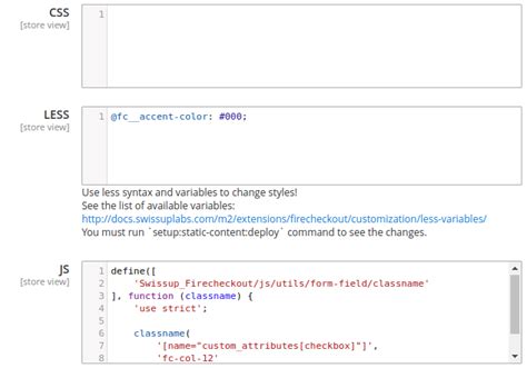 firecheckout configuration