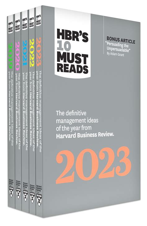 5 Years Of Must Reads From Hbr 2023 Edition 5 Books Ebook By Harvard