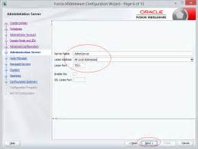 installing and configuring oracle weblogic server
