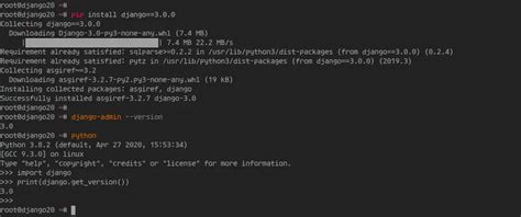 how to install django on ubuntu 20 04 lts