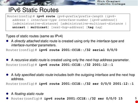 Ppt Cis 185 Ccnp Route Ch 8 Implementing Ipv6 Part 2 Powerpoint
