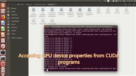 2 parallel programming using cuda c youtube