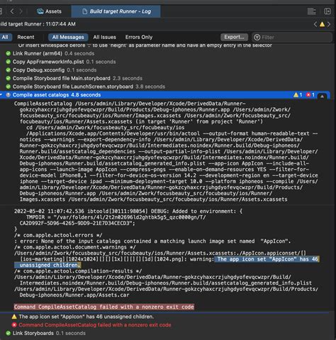 [solved] why i am getting app icon error while build ios flutter app