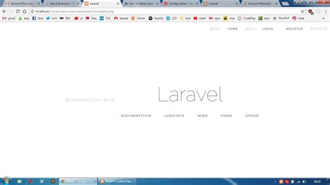 laravel welcome blade php doesn t load propery stack overflow