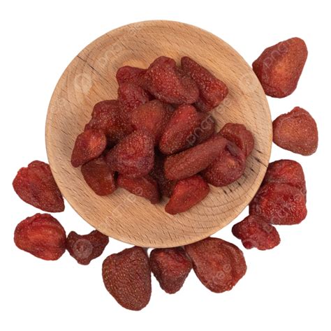 Secado Orgánico De Fresas Png Fresas Secas Comida Fruta Png Imagen
