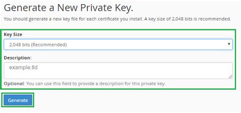How To Generate Private Key And Csr In Cpanel