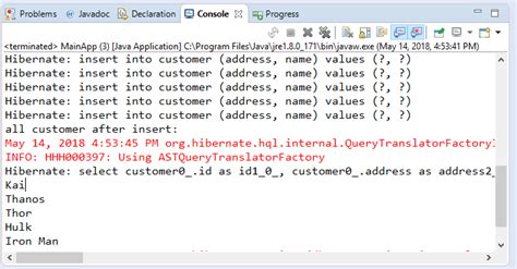 code ví dụ truy vấn hibernate với entitymanger