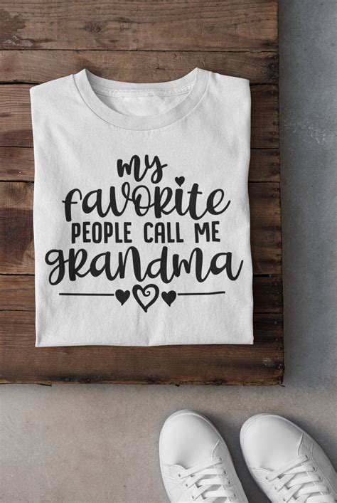 My Favorite People Call Me Grandma Svg Grandmother Svg Etsy