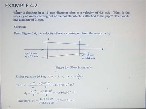 Solved Question 5 Water Flows Through A Pipeline In Figure