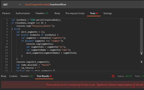 typeerror cannot read property id of null help postman