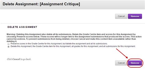 edit or delete an assignment elearning university of queensland
