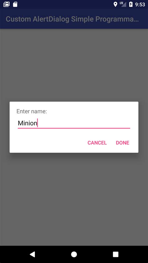 create alertdialog with custom layout programmatically