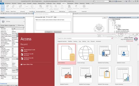 solved how to create db link to ms access autodesk community