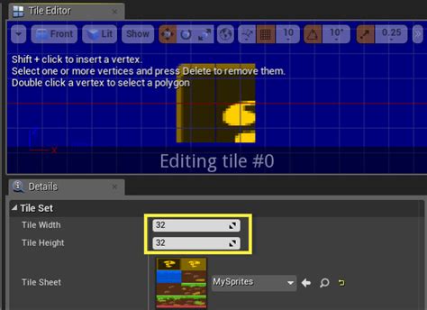 paper 2d tile sets tile maps unreal engine 4 27 documentation