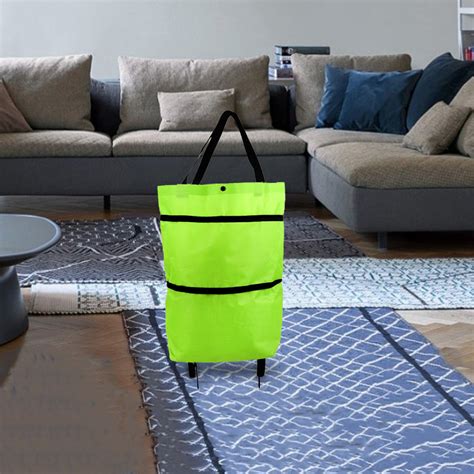 Shopping Trolley Bag Portable Multifunction Folable Tote Bag Shopping