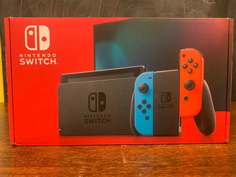Nintendo Switch 32gb Console W Neon Blue And Neon Pink Pleasure Con