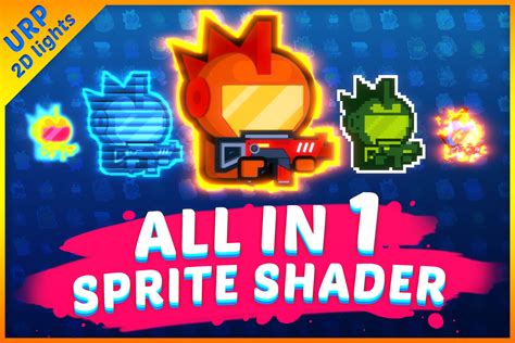 All In 1 Sprite Shader Vfx Shaders Unity Asset Store