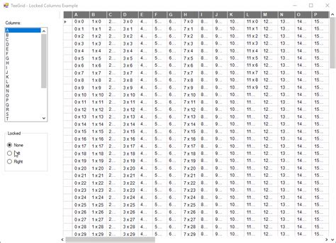 steema teegrid grid controls for winforms asp core mvc