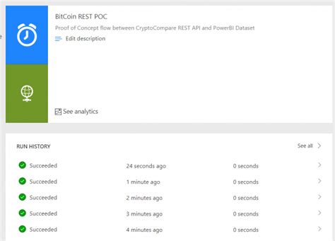 how to populate a powerbi dataset from a rest api using