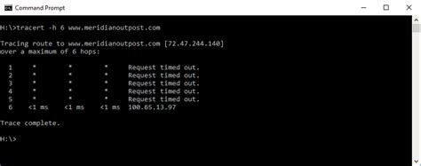 Tutorial On Tracert Traceroute Command Line Tool To Diagnose 91500