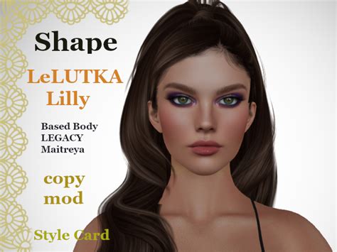 Second Life Marketplace [keyd] Lelutka Lilly Head Shape Frances