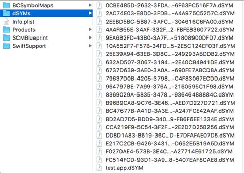 ios why do i see a lot of dsym files in my archive dsym folder