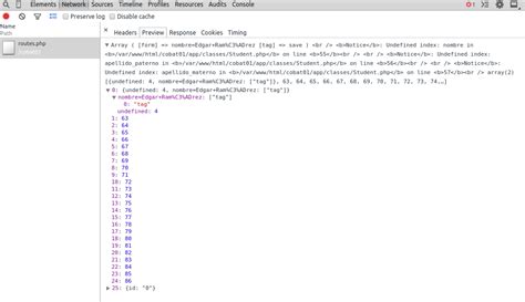 jquery strange behavior sending data through ajax to php
