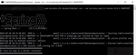 java deploy java cli application to docker image