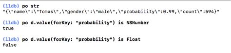 ios unable to bridge nsnumber to float in json parsing stack overflow