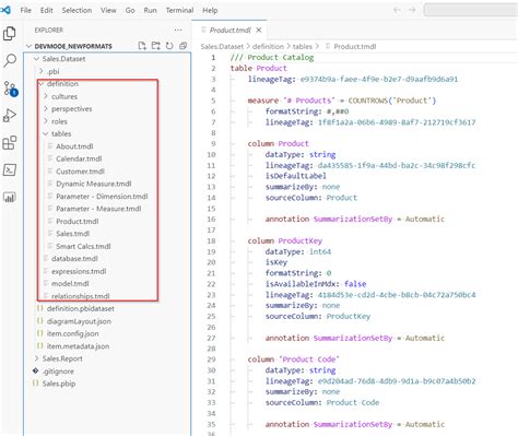 Power Bi Desktop Project Semantic Model Folder Power Bi Microsoft Learn