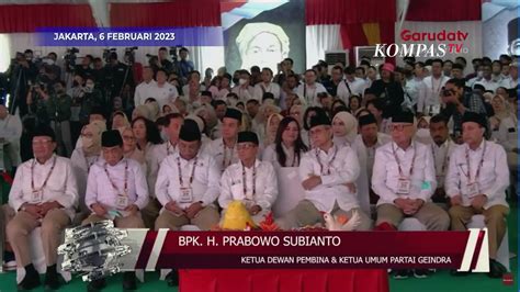 [full] Pidato Prabowo Subianto Di Hut Partai Gerindra Bicara Loyalitas