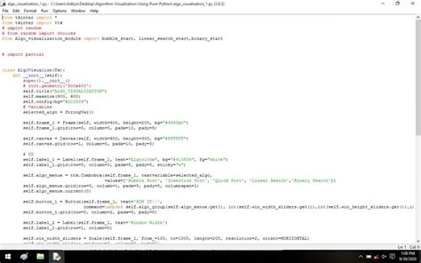 free download algorithm visualization using pure python