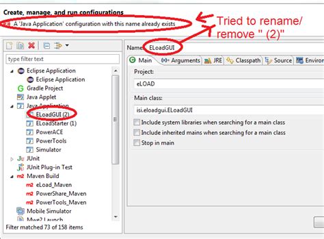 eclipse does not show all existing run configurations stack overflow