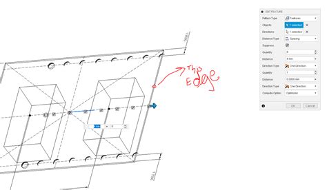 solved questions about linear feature patterns autodesk community