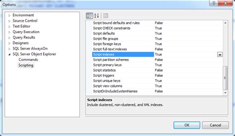 sql server script table as create via ssms doesn t show