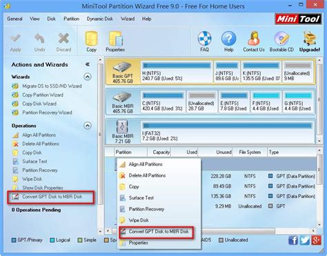 how to convert gpt disk to mbr disk minitool partition