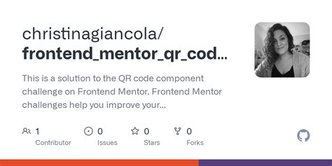 github christinagiancola frontend mentor qr code challenge