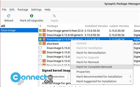 how to remove old linux kernels in ubuntu via synaptic package manager