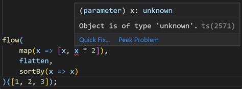 javascript lodash flow and typescript stack overflow